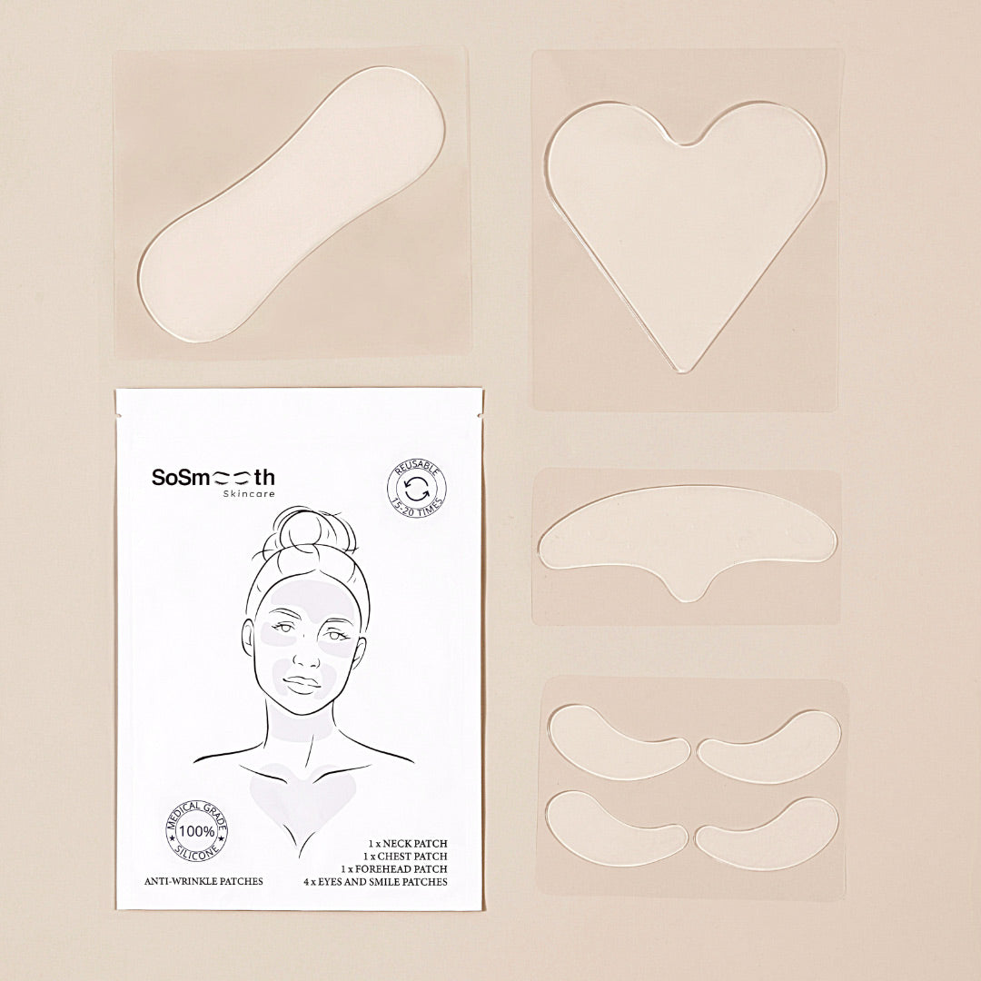 SoSmooth Silicone Patches For Wrinkles On Forehead, Face, Chest & Body ...
